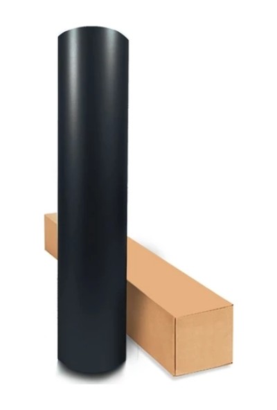 Temiz Pazar Mat Siyah Kaplama Folyosu