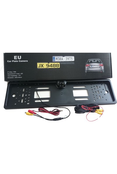 WONDEX Plaka Kamera Gece Görüşlü Araç Geri Vites Kamerası Plakalık Kamera Su Geçirmez Geri Görüş WONDEX Plaka Kamera Gece Görüşlü Araç Geri Vites Kamerası Plakalık Kamera Su Geçirmez Geri Görüş