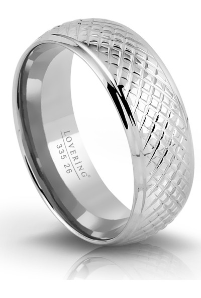 Lovering LVR335B Kadın Çelik Yüzük