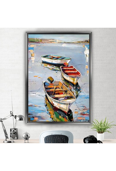 Giyense Gümüş Çerçeveli Dekoratif Duvar Tablo Giyense Gümüş Çerçeveli Dekoratif Duvar Tablo