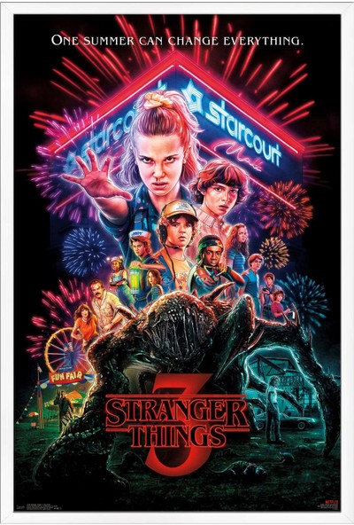 YCB Tasarım Stranger Things Sezon 3 Posteri Afişi YCB Tasarım Stranger Things Sezon 3 Posteri Afişi