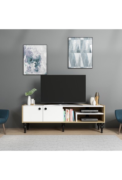 Cantek Belen Tv Ünitesi Safirmeşe-Beyaz