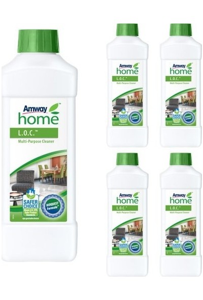 Amway L.o.c. Çok Amaçlı Temizleyici 1 Lt x 5 'li Amway L.o.c. Çok Amaçlı Temizleyici 1 Lt x 5 'li
