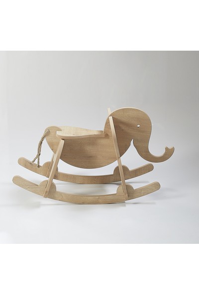 Ahşap Sallanan Fil Oyuncak