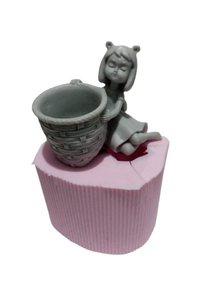 Arica Lokumcu Kız Silikon Kalıbı 2 Arica Lokumcu Kız Silikon Kalıbı 2