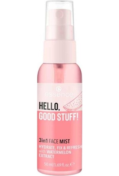 Essence Hello Good Stuff Nemlendirici Sabitleyici Sprey 50 ml Essence Hello Good Stuff Nemlendirici Sabitleyici Sprey 50 ml