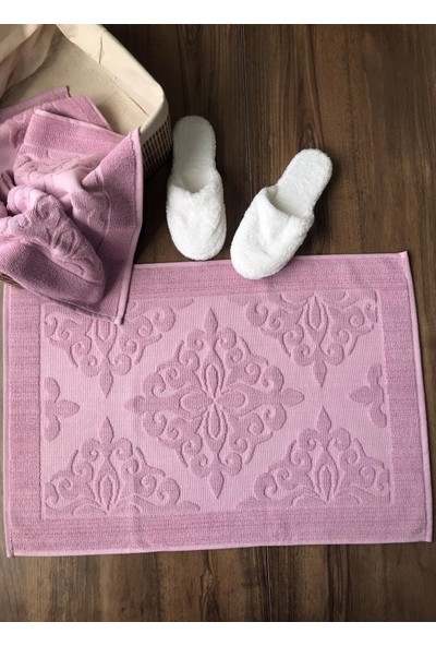 Lila 2'li Ayak Havlusu Seti