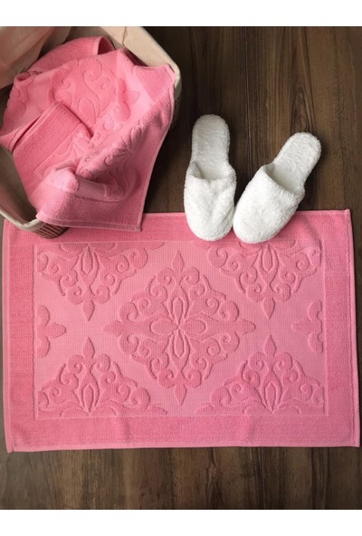 Pembe 2'li Ayak Havlusu Seti