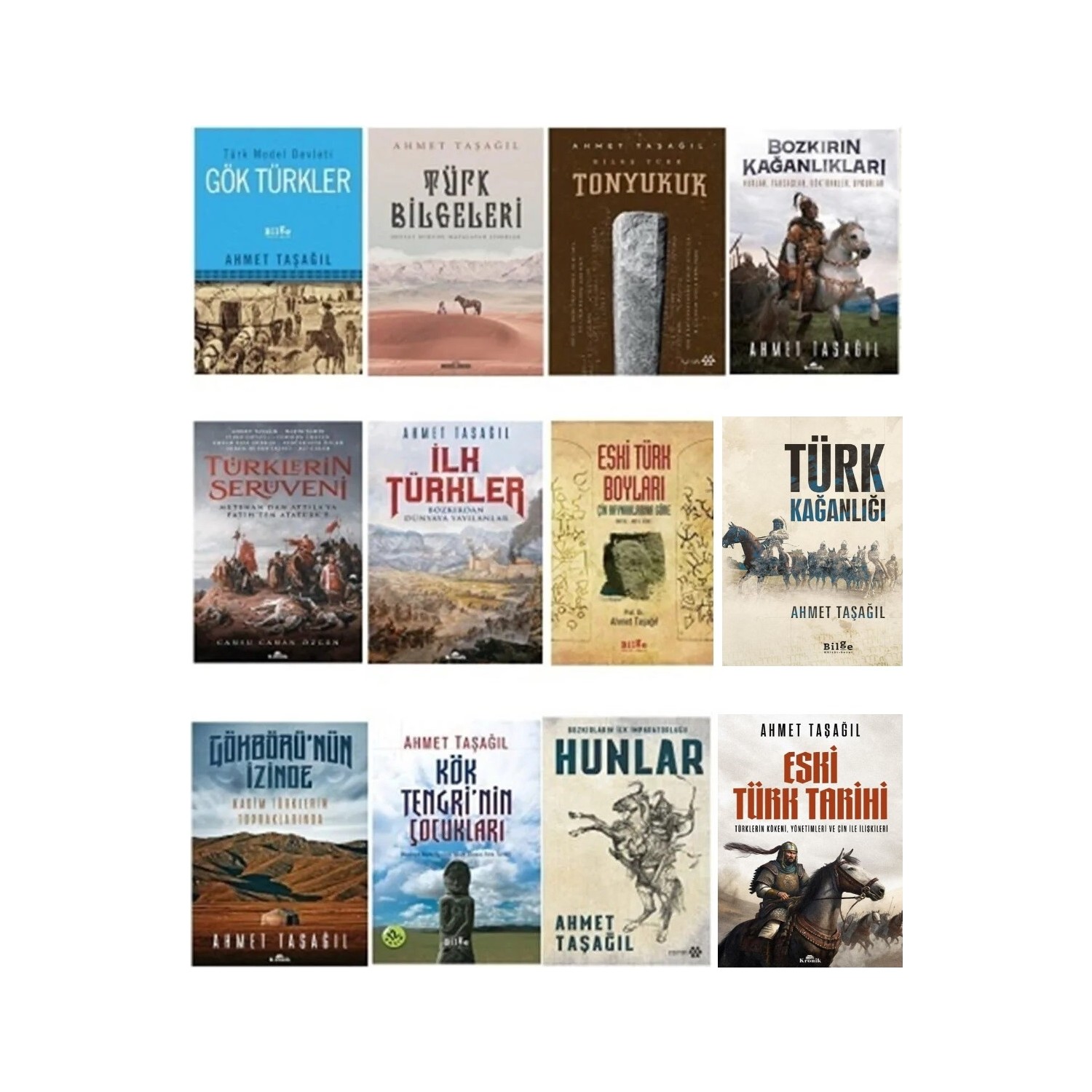 İlk Türkler - Türk Bilgeleri - Eski Türk Tarihi 12 Kitap Set Kitabı