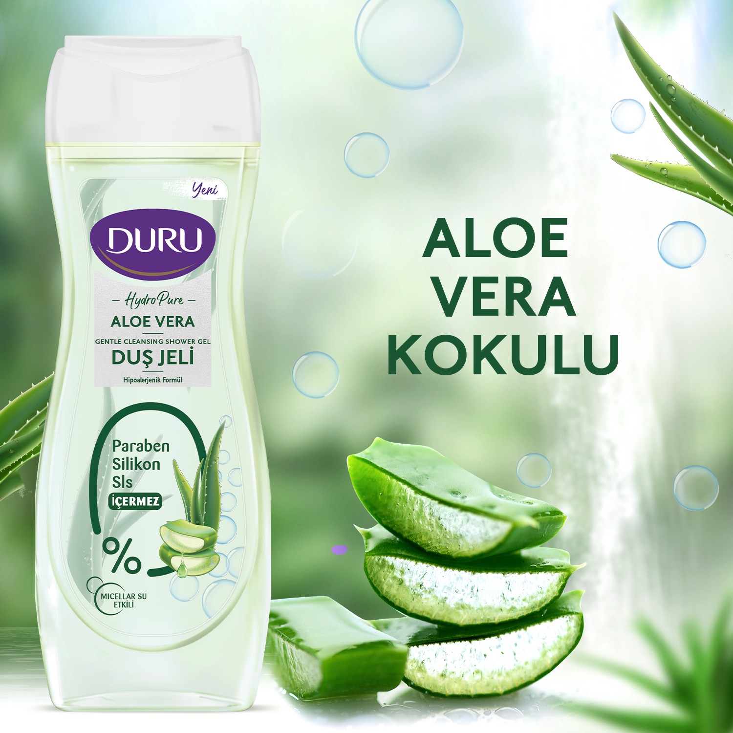 Duru Hydro Pure Aloevera Duş Jeli 3x450ml Fiyatı