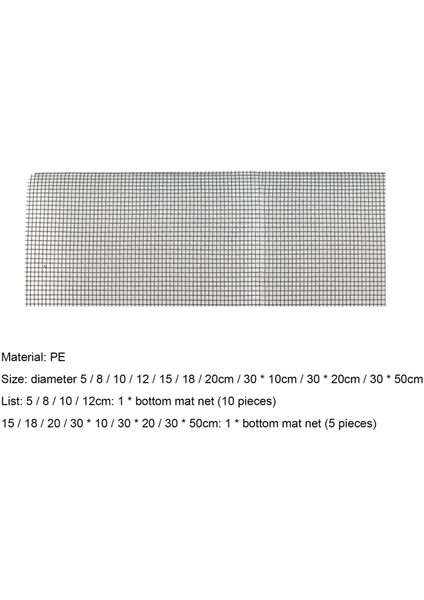 Pandoraplanet Helloworld Izgara Mat Çevre Dostu Saksı Örgü Fiyatı