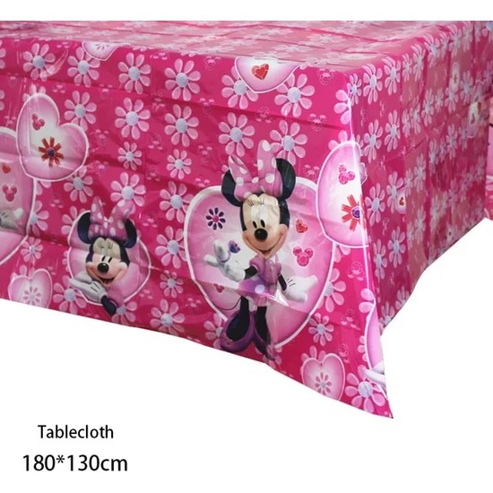 Masa Örtüsü 1 Adet Disney Minnie Mouse Tema Tek Kullanımlık Fiyatı