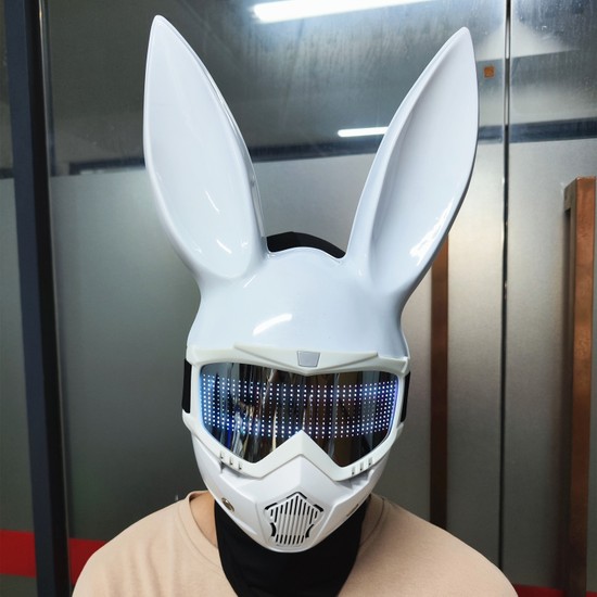 Siyah Kulaksız Bar Tavşan Kız Cosplay Bluetooth Glow Fiyatı