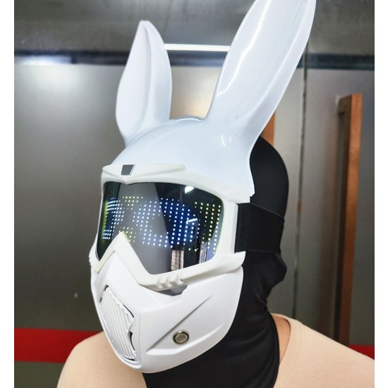 Siyah Kulaksız Bar Tavşan Kız Cosplay Bluetooth Glow Fiyatı