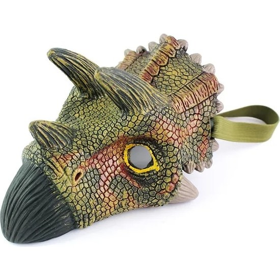 Bej Dinozor Maskesi Simülasyon Dinozor Modeli Cadılar Fiyatı