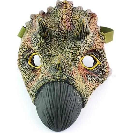 Bej Dinozor Maskesi Simülasyon Dinozor Modeli Cadılar Fiyatı