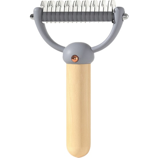 Le Cheng Lecheng Ahşap Evcil Hayvan Tarağı - Gri (Yurt Fiyatı