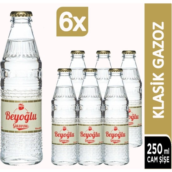 Beyoğlu Klasik Gazoz 6 x 250 ml + Limonlu Gazoz 6 x 250 ml Fiyatı