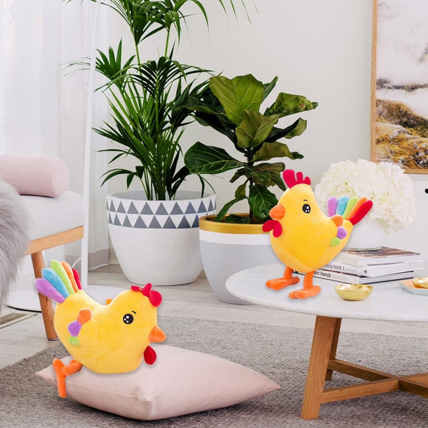 Runjing Tavuk Doldurulmuş Hayvan Peluş Sevimli Tavuk Peluş Fiyatı