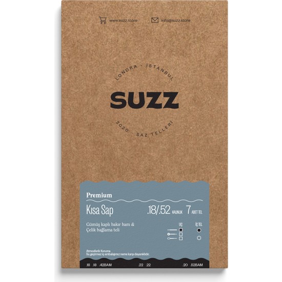 Suzz Premium Kısa Sap Bağlama Teli Fiyatı - Taksit Seçenekleri