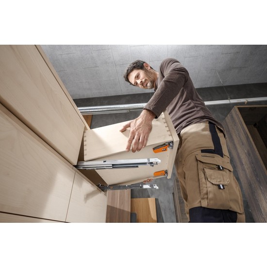 Blum 760H5000S Blum Movento Çift Açılım Frenli Ray 50 cm Fiyatı