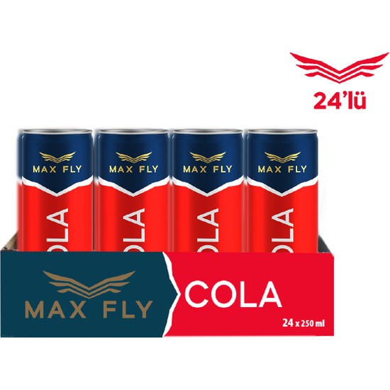 Max Fly Cola 250 ml 24 Adet Fiyatı - Taksit Seçenekleri