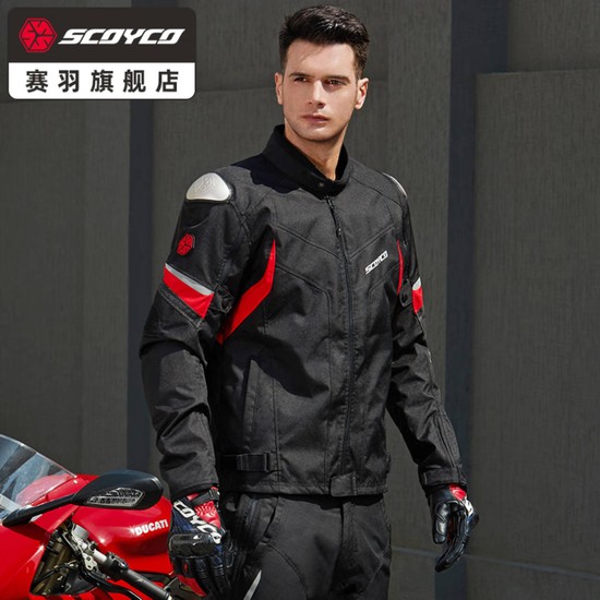 Scoyco JK176 - 4 Mevsim Mont (Siyah/kırmızı) Fiyatı