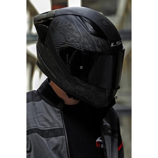 Ls2 Rapid 2 Race Crypt Mat Siyah Kask Fiyatı - Taksit Seçenekleri