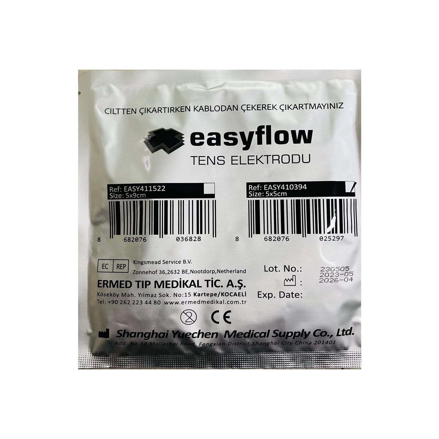 Easyflow Tens Elektrodu Tens Pedi 1 Paket 4'lü 5 cm Fiyatı