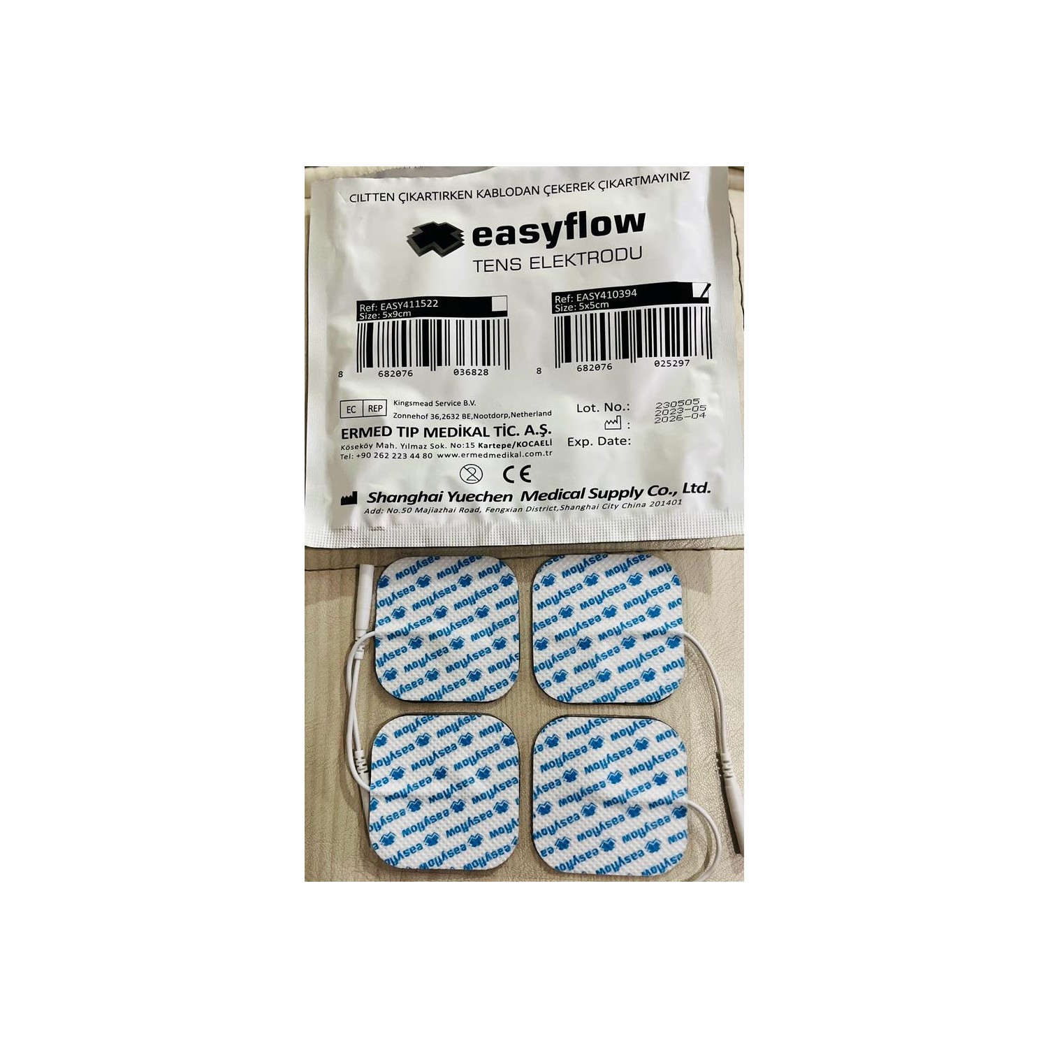 Easyflow Tens Elektrodu Tens Pedi 1 Paket 4'lü 5 cm Fiyatı