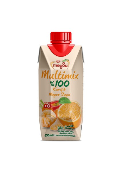 Meysu Multimix %100 Karışık Meyve Suyu 330 ml Fiyatı