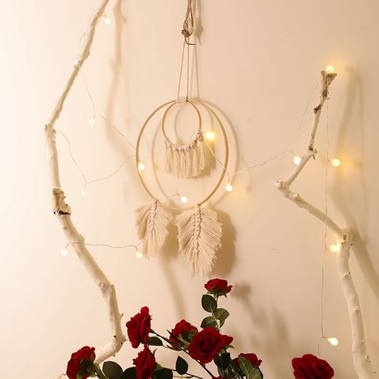 Humble Makrome Dokuma Duvar Asılı Dekorlar Tüy Sanat Duvar Fiyatı