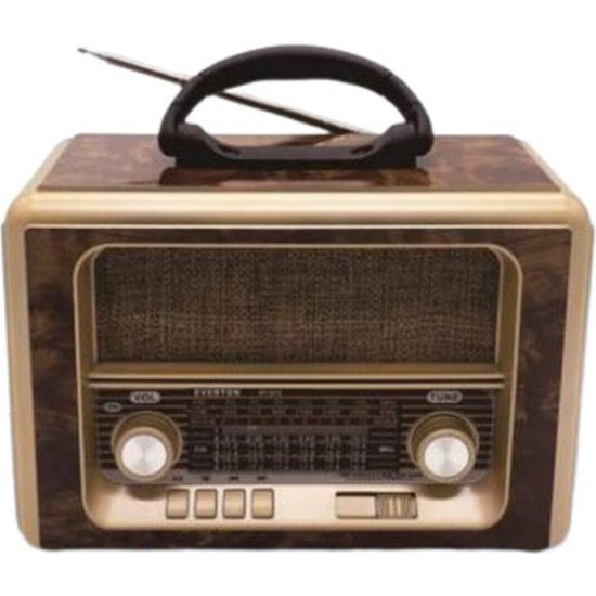 RT-813 Nostaljik Görünümlü Bluetoothlu Mp3 Çalar Radyo Müzik Fiyatı