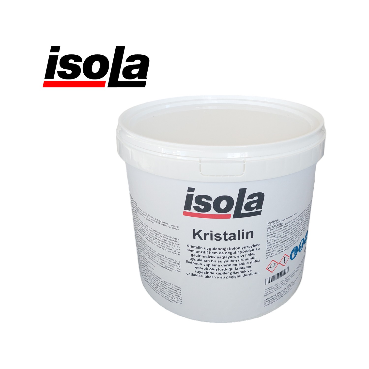 Isola Kristalin Çimento Esaslı Kristalize Su Yalıtımı, Negatif Kapiler ...