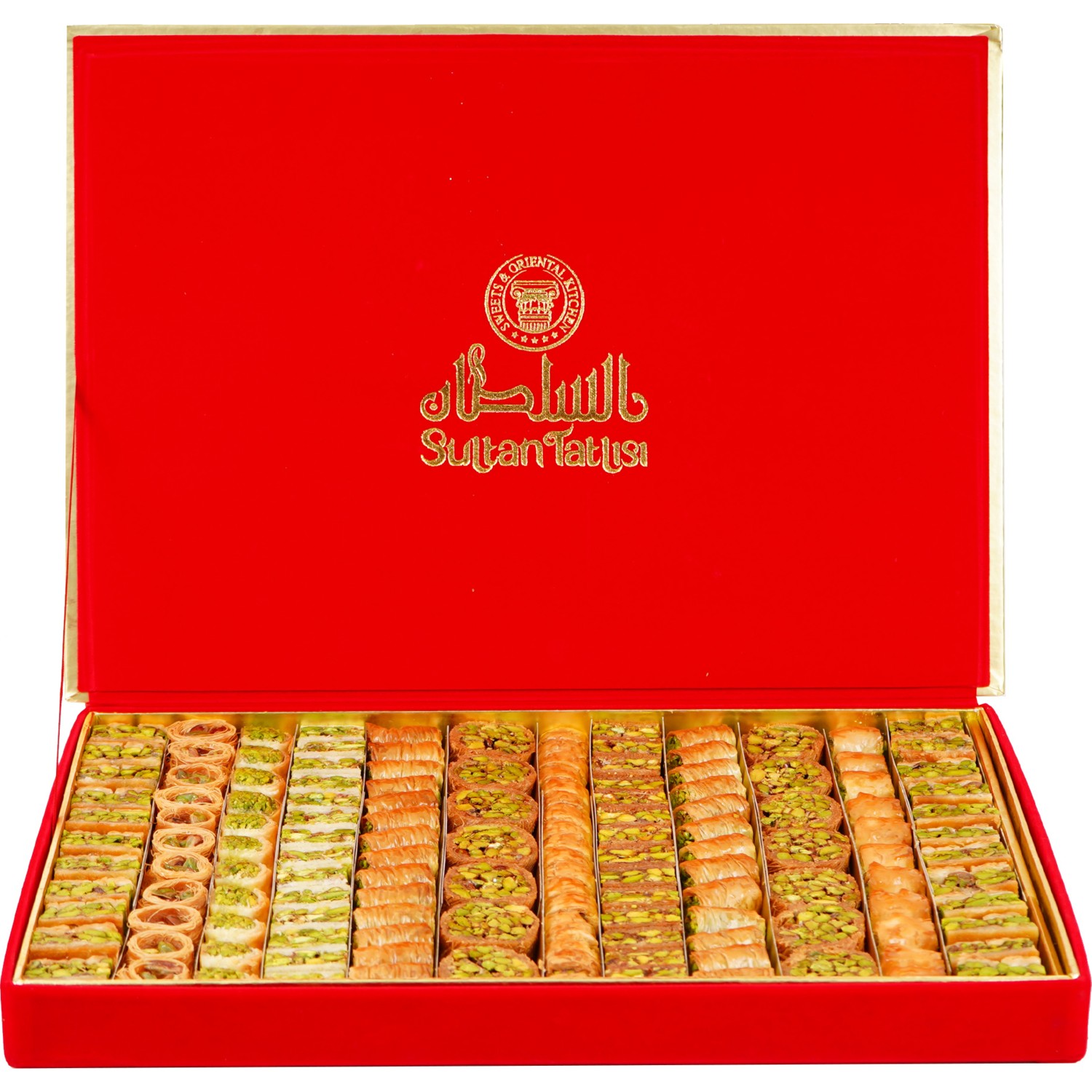 Al Sultan Sweets Karışık Baklava Kırmızı Kadife Kutusunda Fiyatı