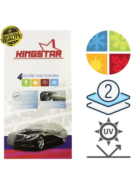 Kingstar Ford Focus 3 Sedan Branda, Örtü Fiyatı