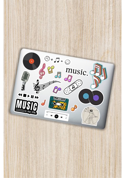 Quart Aksesuar Müzik Temalı Dekoratif Laptop Notebook Tablet Fiyatı