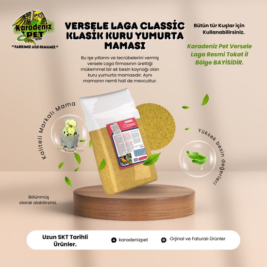 Versele Laga Classic Klasik Kuru Yumurta Maması 500 gr Fiyatı
