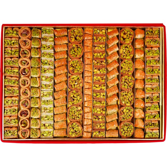 Al Sultan Sweets Karışık Baklava Kırmızı Kadife Kutusunda Fiyatı