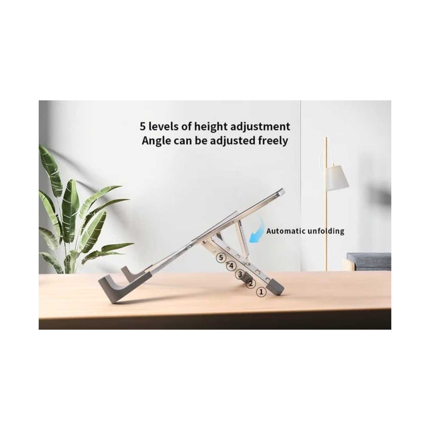 Asfal 5 Kademeli Yükseklik Ayarlı Katlanabilir Masaüstü Fiyatı