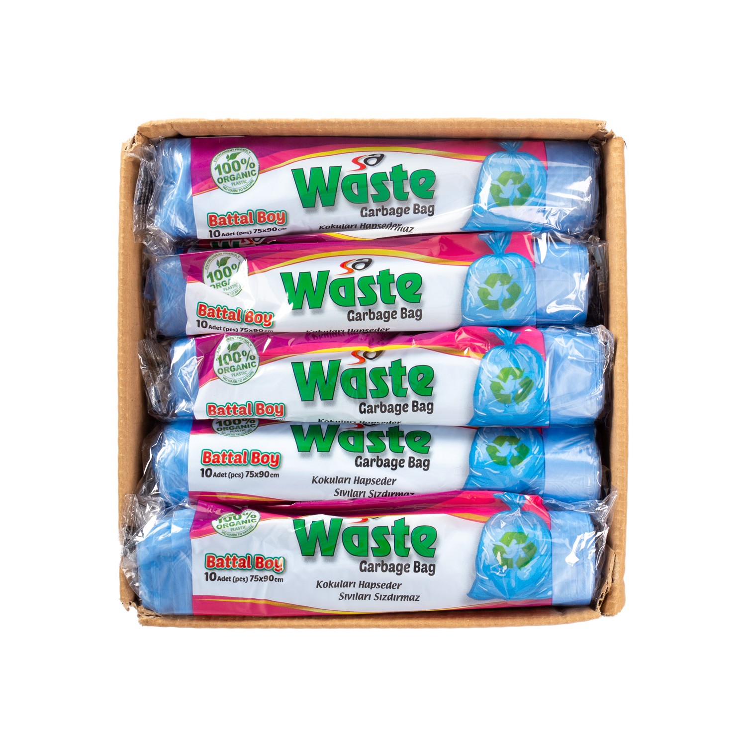 Sa Fresh Sa Waste Battal Boy Çöp Poşeti 75 x 90 cm 25'li Fiyatı