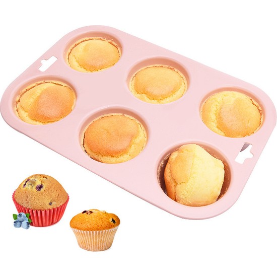 Wantai 6 Mini Kek Kalıbı Silikon Buhar Dayanıklı Yüksek Fiyatı