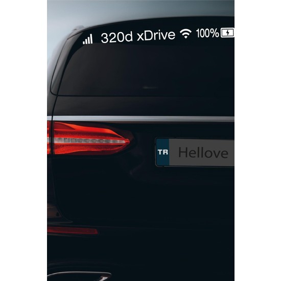 Hellove Bmw 320D Xdrive Sticker Telefon Şarj Wifi Batarya Fiyatı