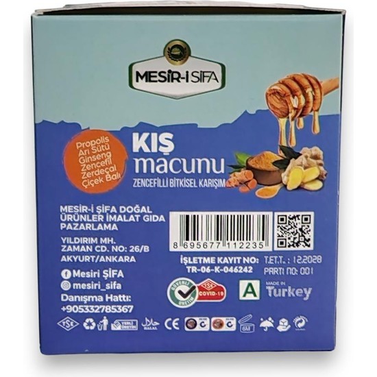 Mesir-i Şifa Mesiri Şifa Zencefilli Bitkisel Karışımlı Kış Fiyatı