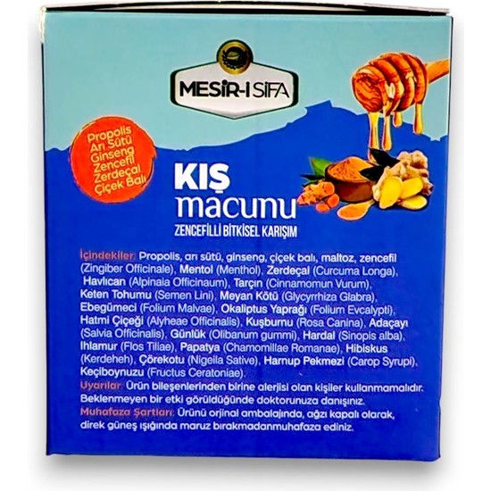 Mesir-i Şifa Mesiri Şifa Zencefilli Bitkisel Karışımlı Kış Fiyatı