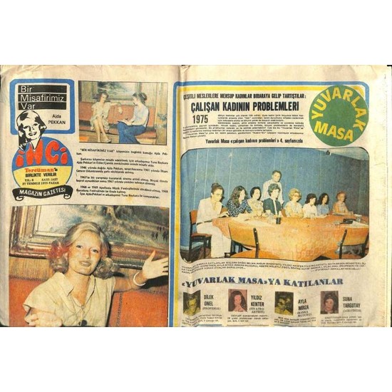 Gökçe Koleksiyon Tercüman Gazetesi Inci Eki 27 Temmuz 1975 Fiyatı