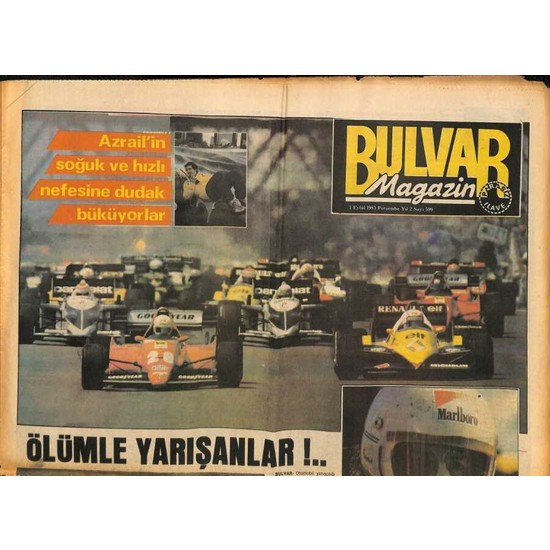 Bulvar Gazetesi Magazin Eki 1 Eylül 1983 - Hülya Işıl Fiyatı