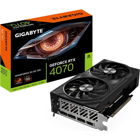 Gigabyte Geforce Rtx 4070 Wındforce 2x Fan Oc 12GB 192 Bit Fiyatı