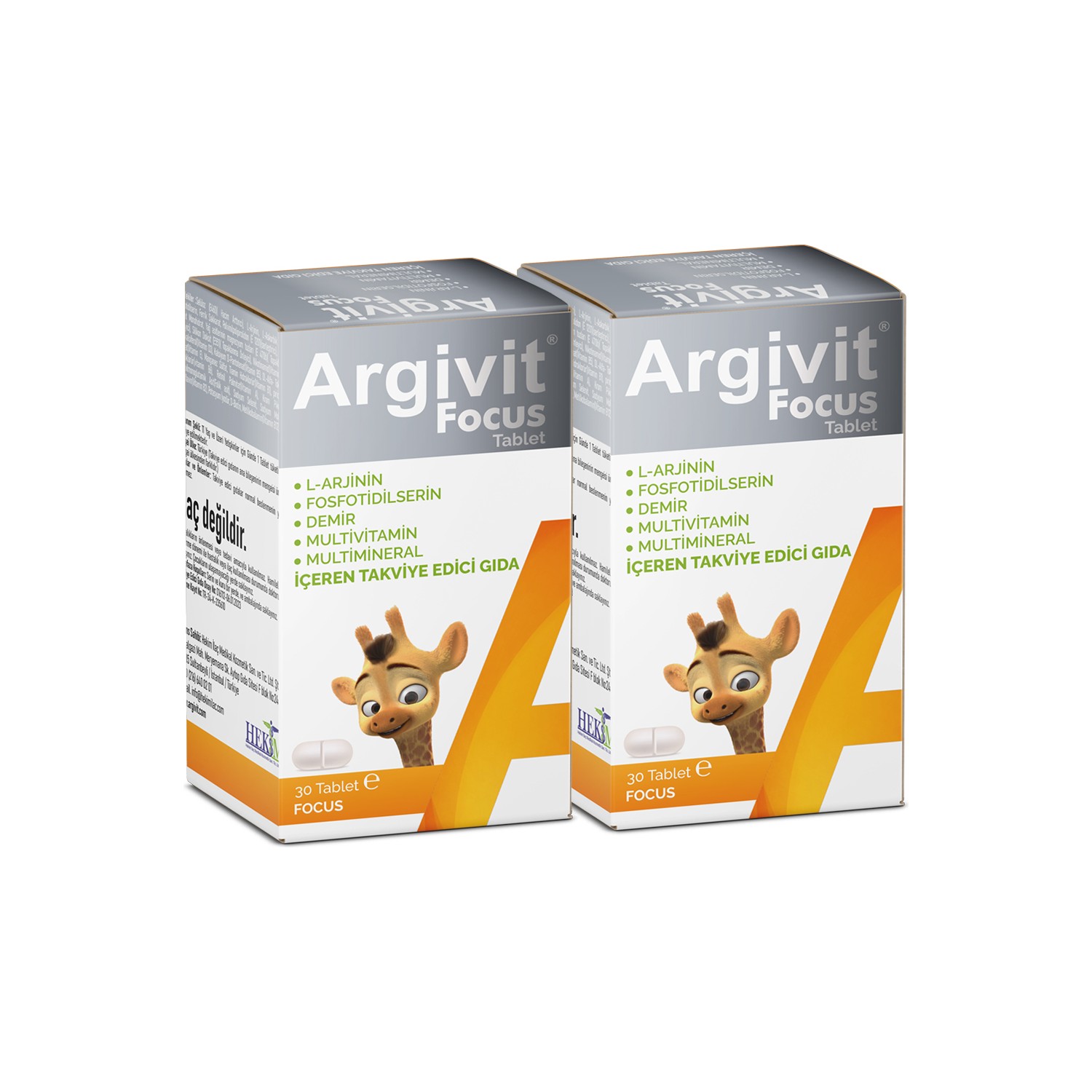 Argivit Focus Tablet 30 Tablet 2'li Paket Fiyatı
