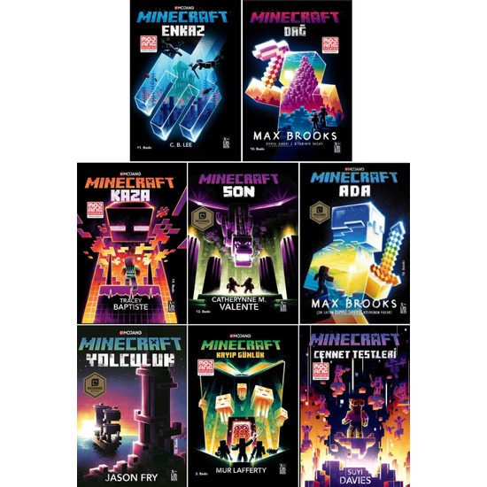 Minecraft Roman Serisi 8 Kitap Set Kitabı ve Fiyatı - Hepsiburada